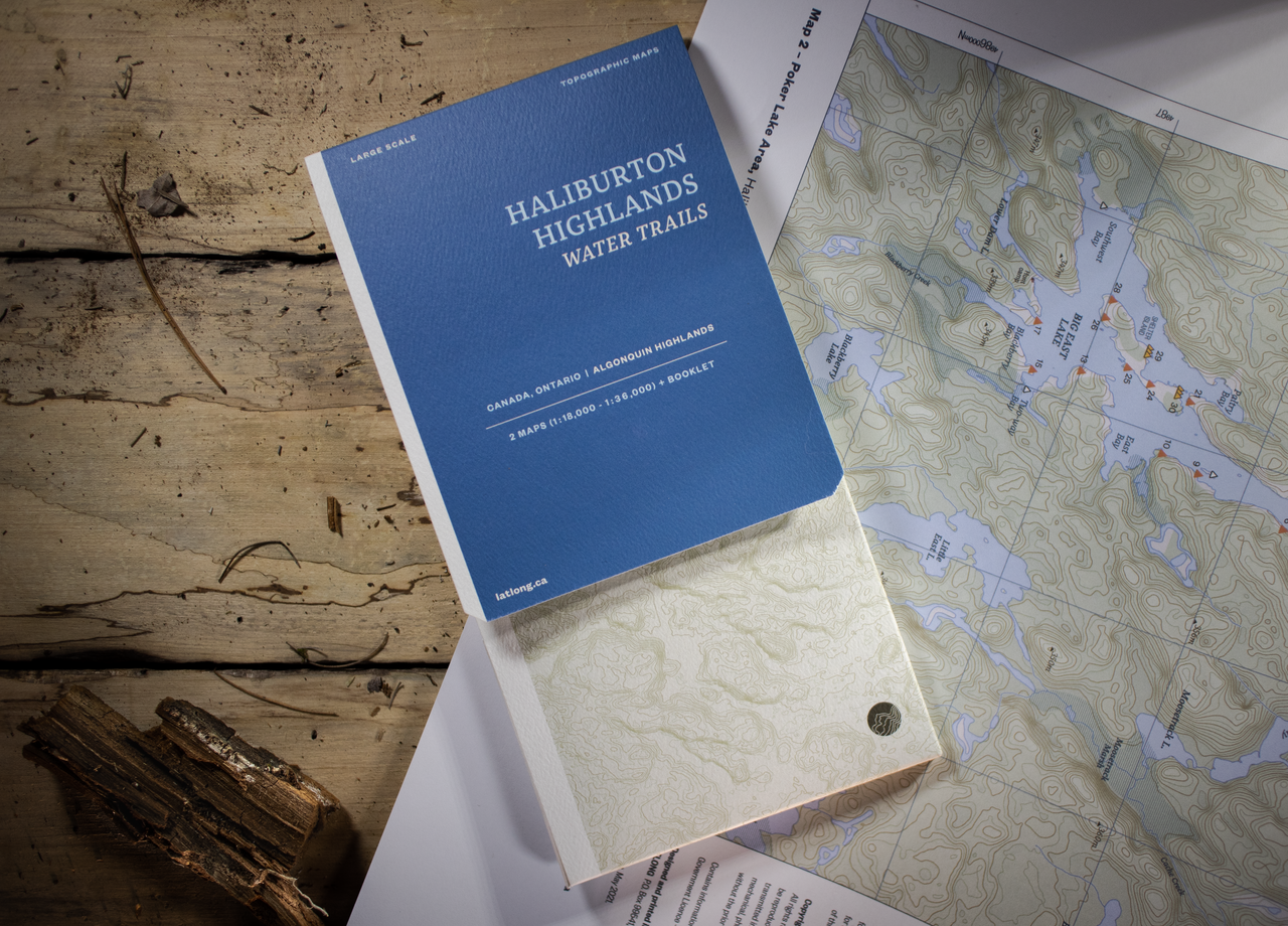 Map: Haliburton Highlands Water Trails – LATLONG